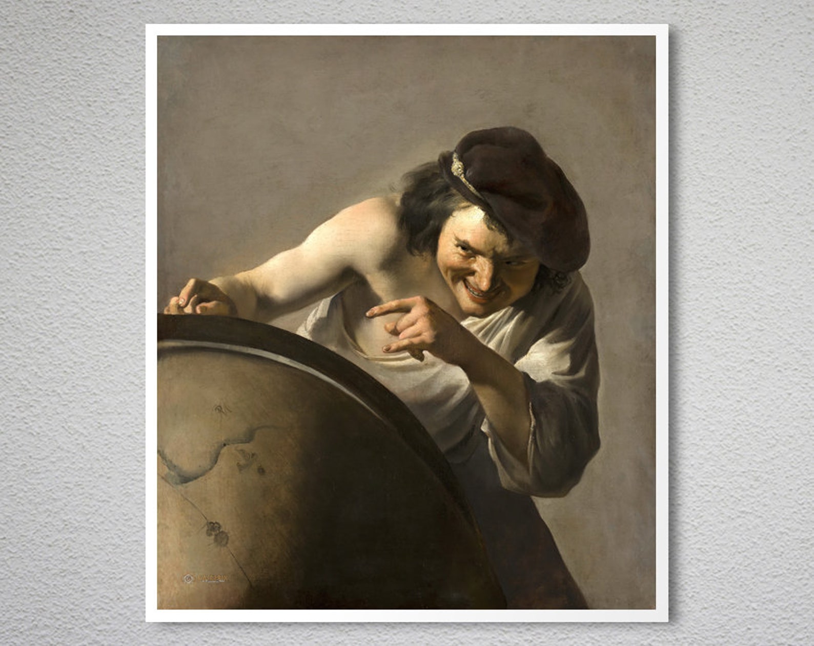 Democritus the Laughing Philosopher by Johannes Moreelse Fine - Etsy
