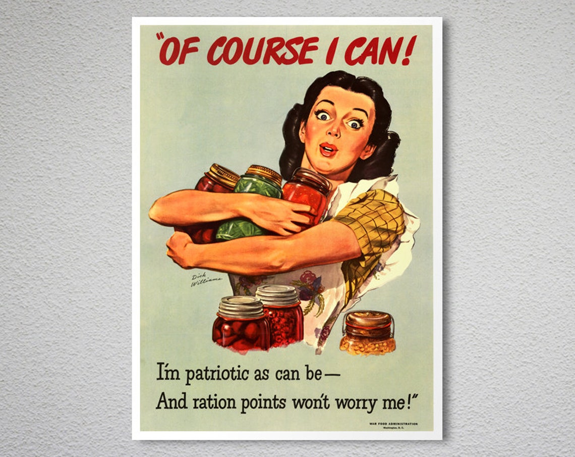 Of Course I Can Vintage Food and Drink Poster Poster Paper - Etsy