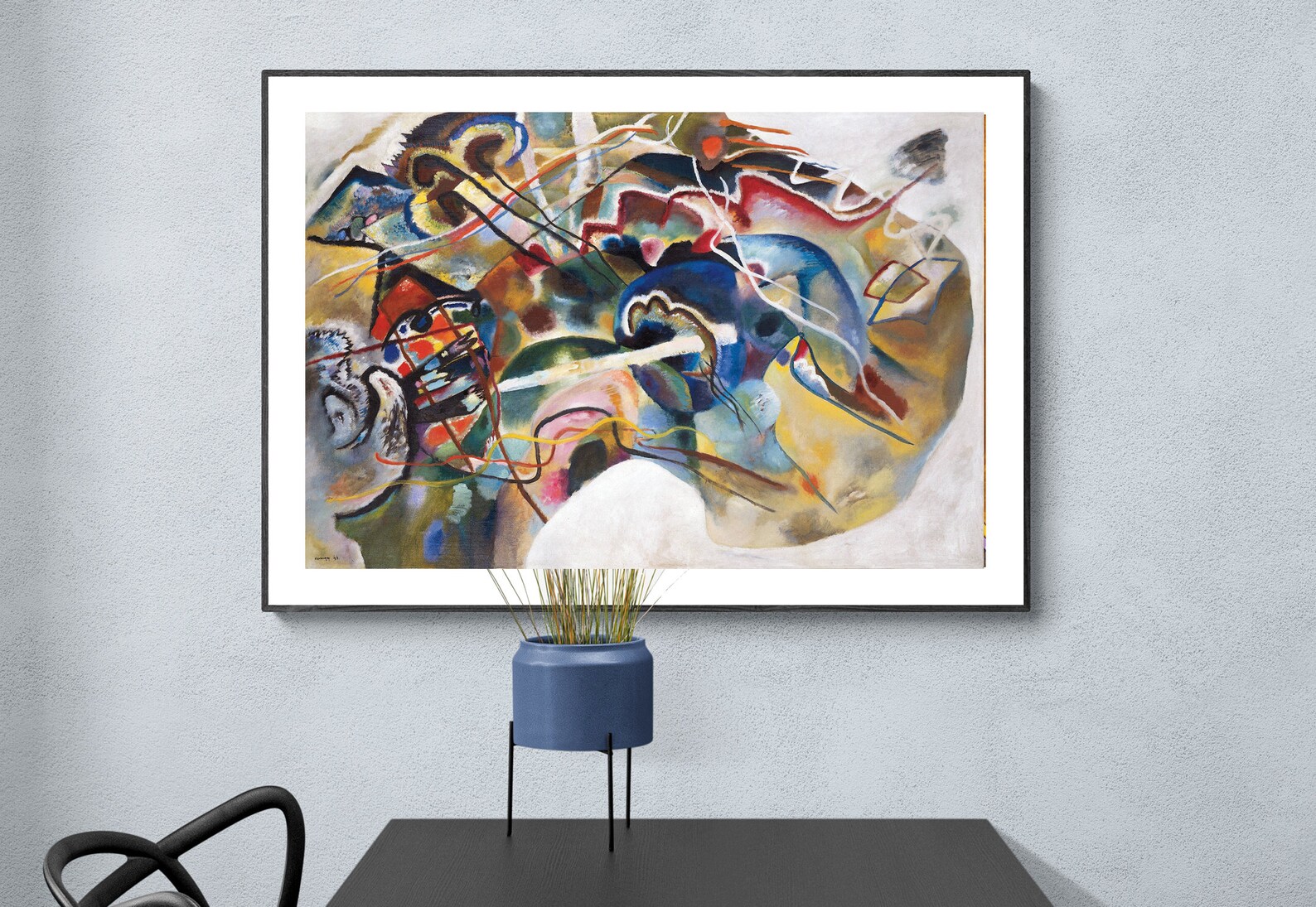 Picture With a White Border by Wassily Kandinsky Poster - Etsy