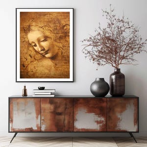 Head of a Woman (la Scapigliata), by Leonardo Da Vinci Fine Art Print - Vinci's Iconic Painting ...