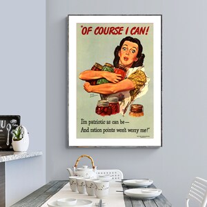 Of Course I Can Vintage Food and Drink Poster Poster Paper - Etsy