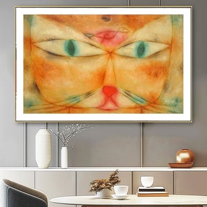 Cat and Bird by Paul Klee, Fine Art Print, Expressionist Wall Art ...