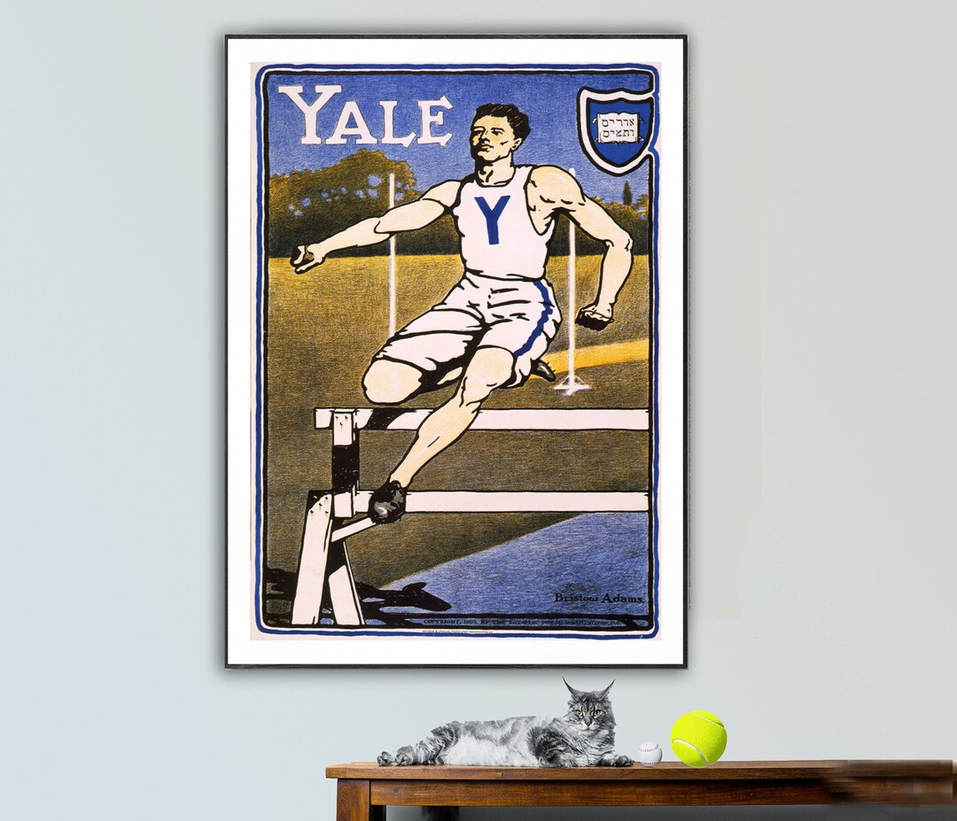 Vintage High Jump Sport Poster - Poster Paper or Canvas Print / Gift ...