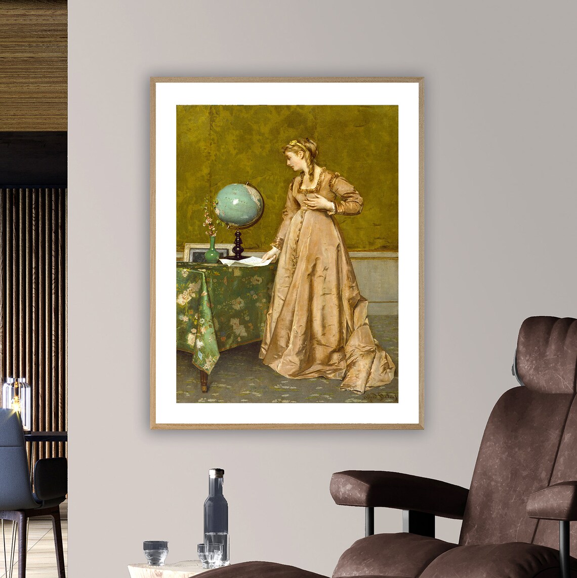 News from Afar by Alfred Stevens Fine Art Print Figurative | Etsy