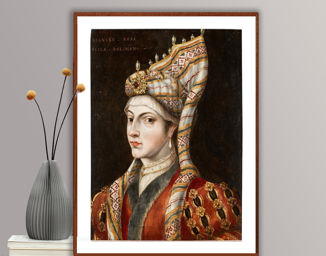 Hurrem Sultan Art Print: Ottoman Portrait, Orientalist Decor - Etsy