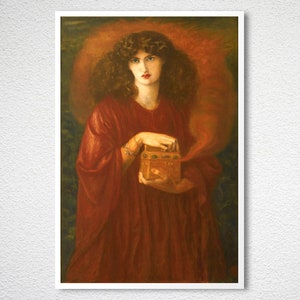Pandora by Dante Gabriel Rossetti Fine Art Print - Poster Paper or ...