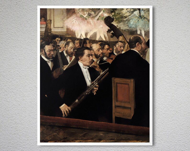 Orchestra at the Opera House by Edgar Degas Fine Art Print | Etsy