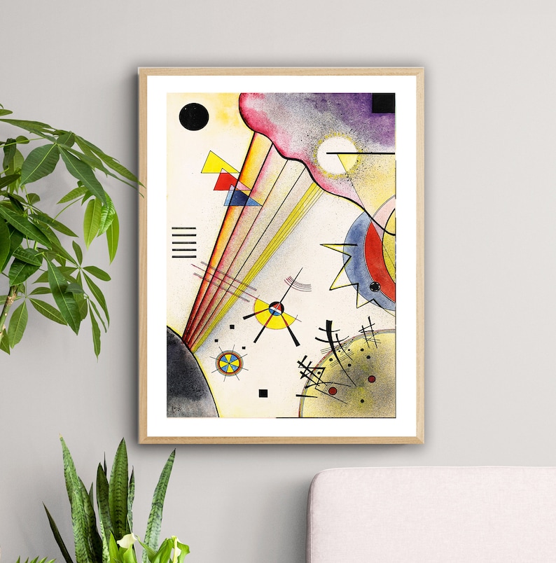 Clear Connection by Wassily Kandinsky Fine Art Print Modern | Etsy