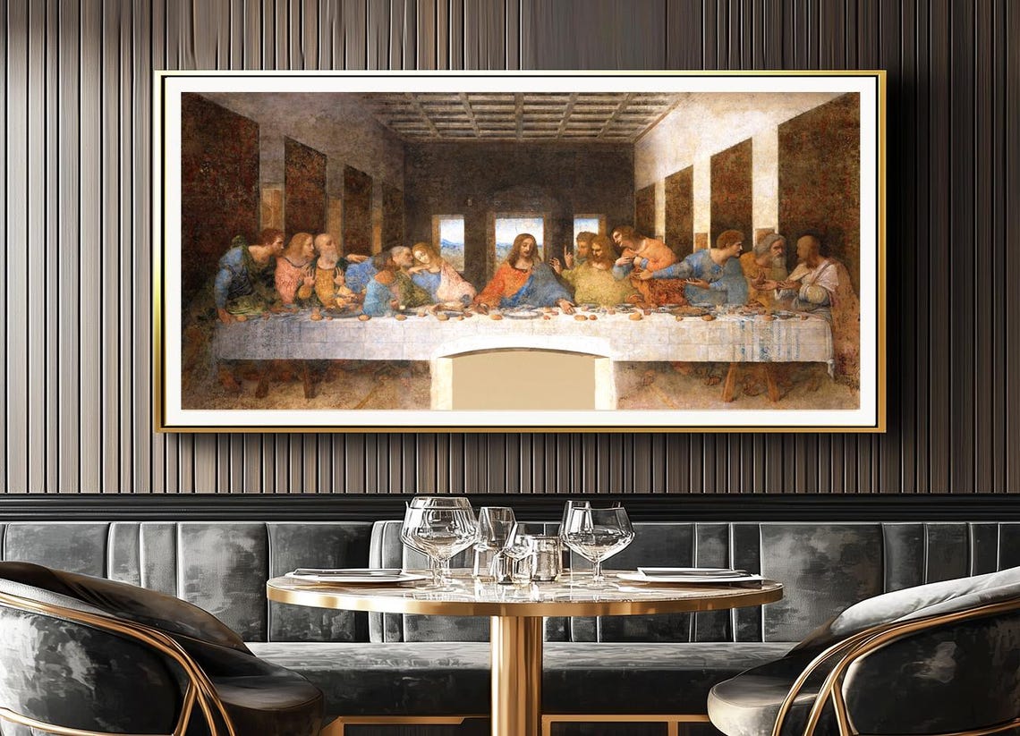 Leonardo Da Vinci's the Last Supper Fine Art Print: Renaissance ...
