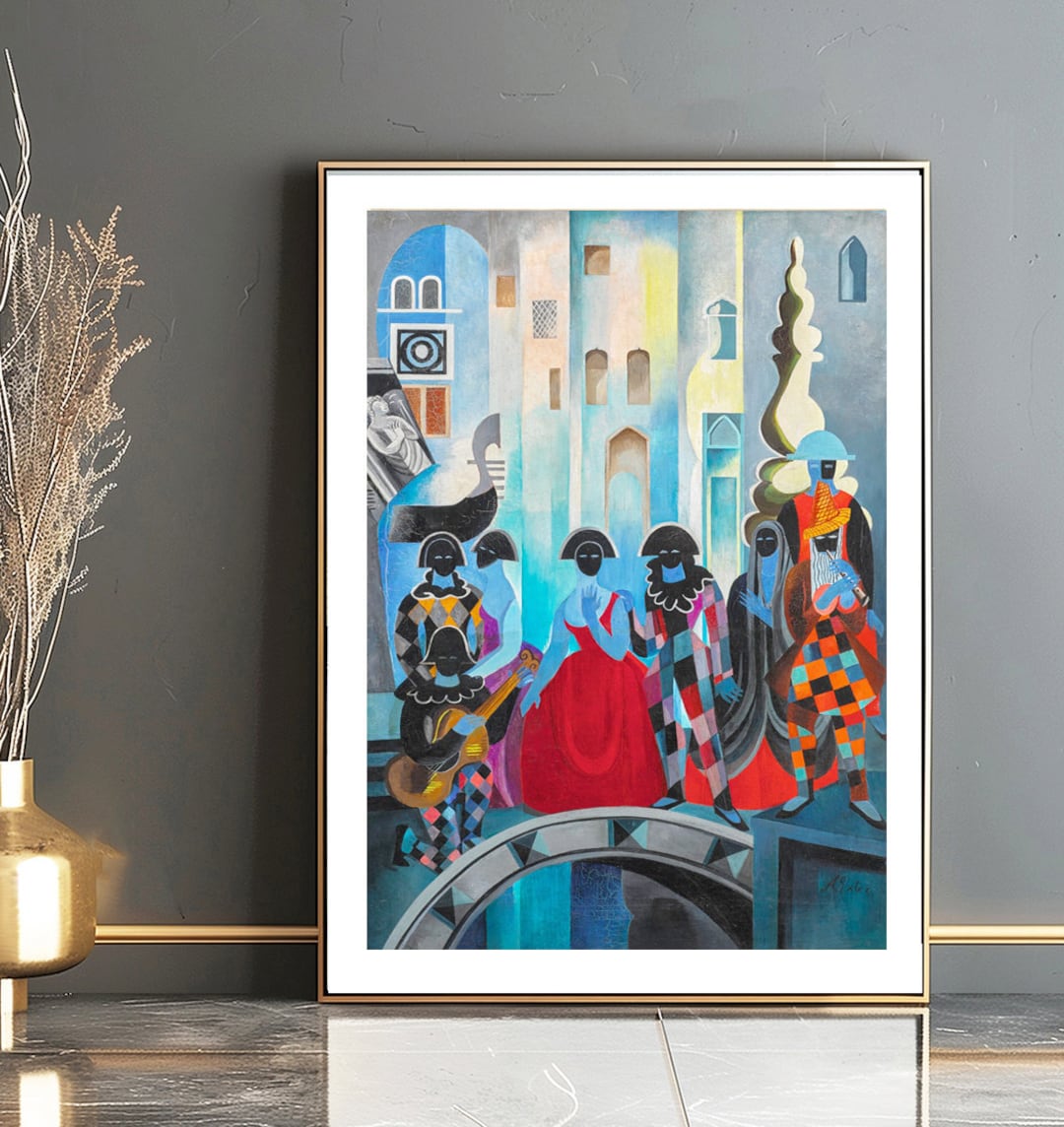 Alexandra Exter: Carnival in Venice Fine Art Print - Etsy
