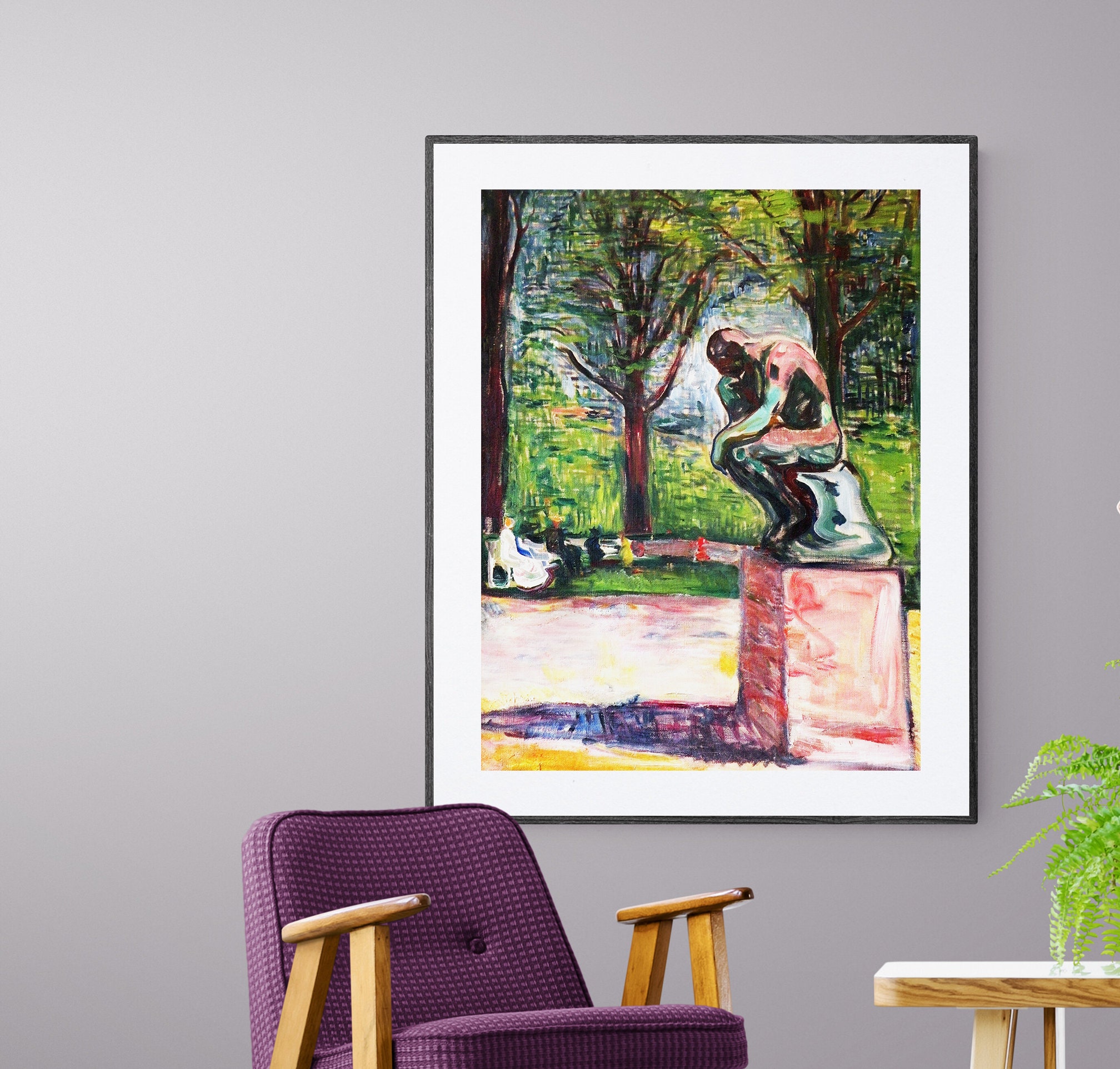 The Thinker Painting