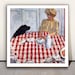 The Red Checkered Tablecloth by Pierre Bonnard Fine Art Print - Etsy