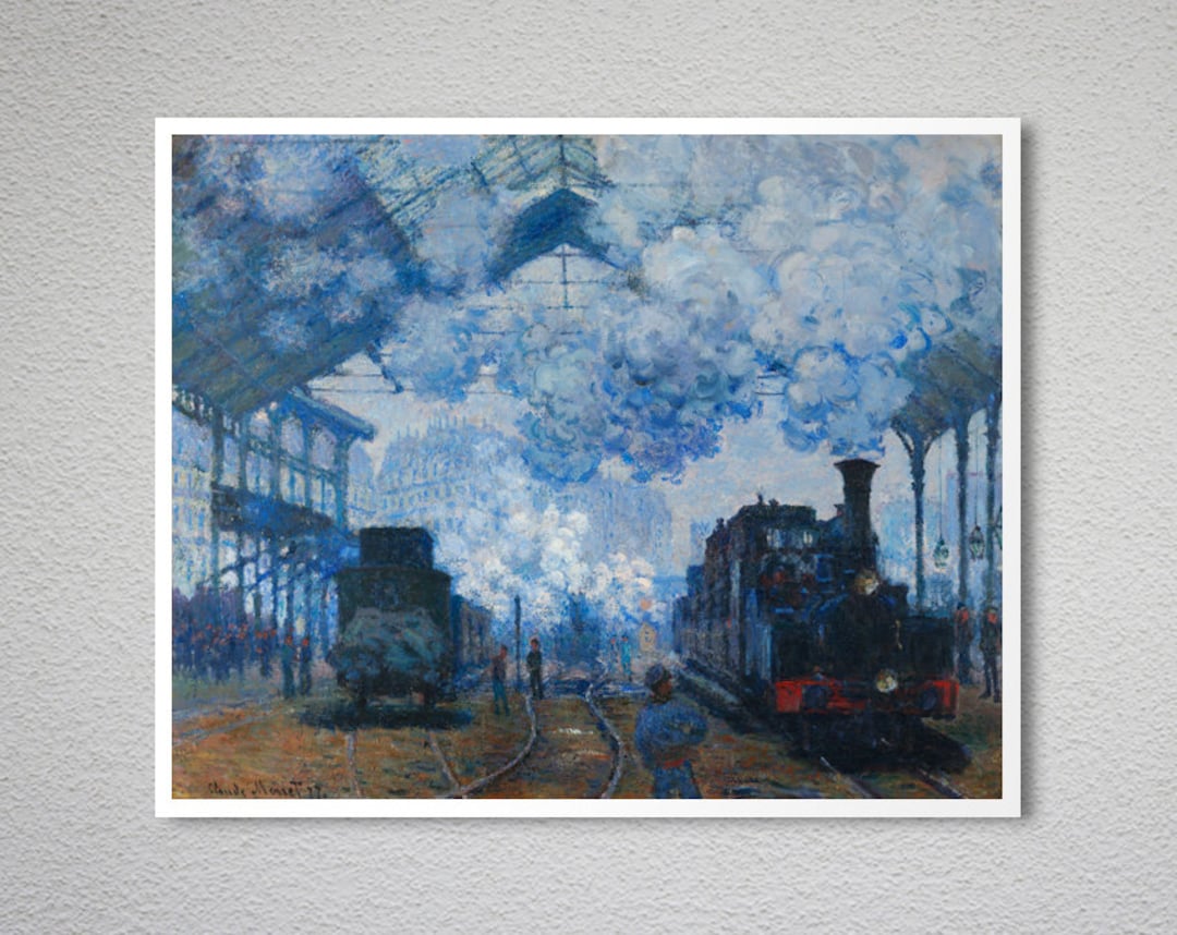 Saint Lazare Train Station Monet