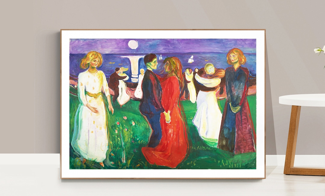 The Dance of Life by Edvard Munch Fine Art Print Edvard Munch Painting ...