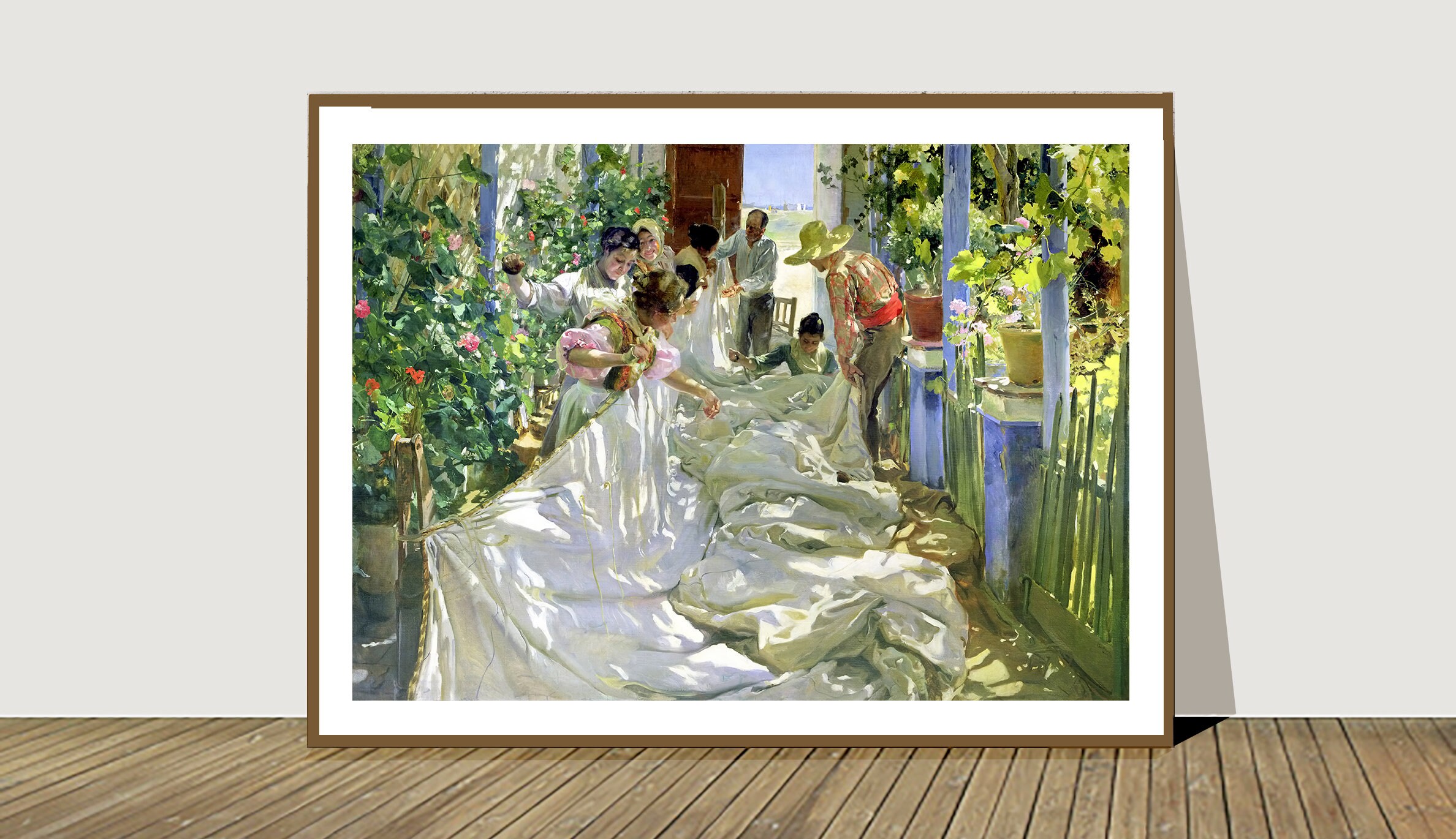 Mending the Sail by Joaquin Sorolla Y Bastida Fine Art Print | Etsy
