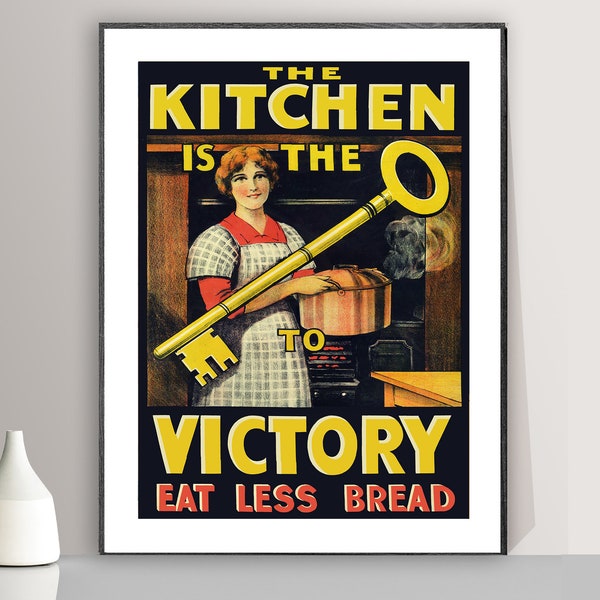 Victory is in the Kitchen Print - Etsy