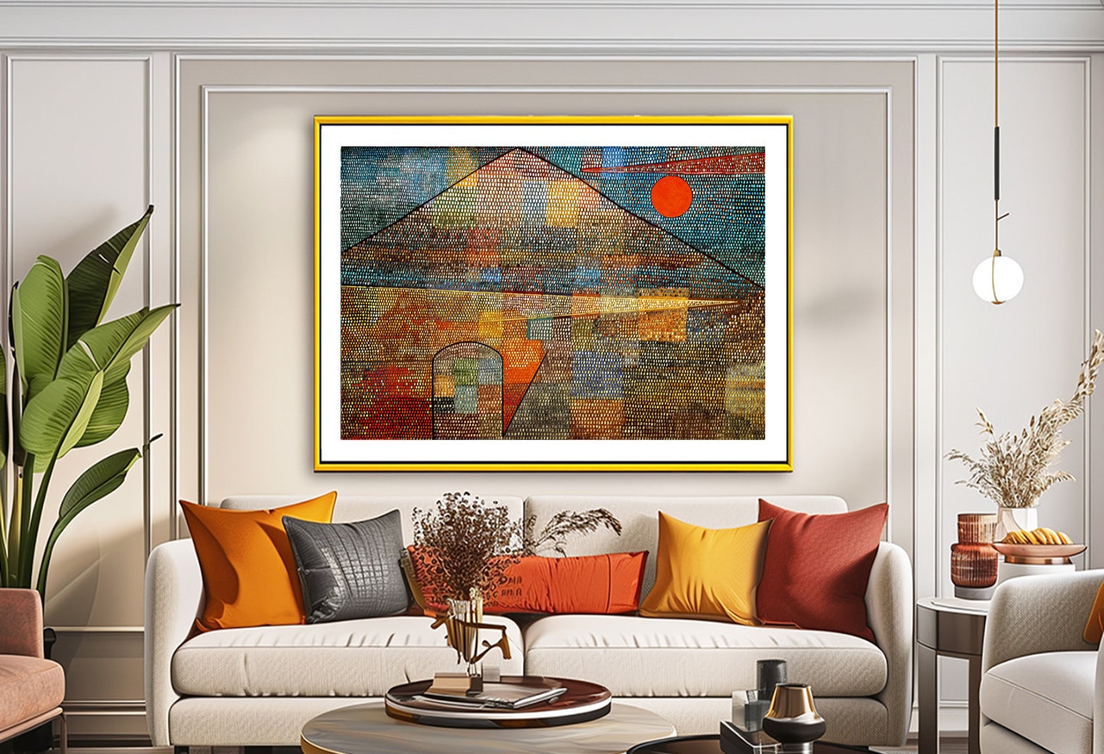 Ad Parnassum by Paul Klee, Fine Art Print, Expressionist Wall Art ...