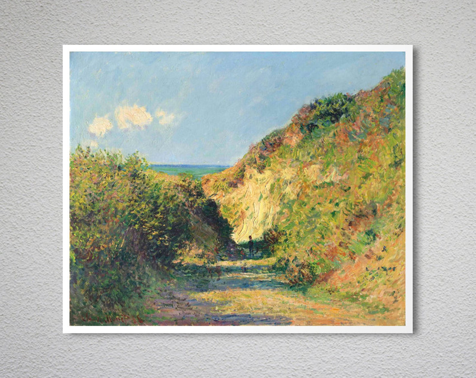 Le Chemin Creux by Claude Monet Fine Art Print Poster Paper - Etsy