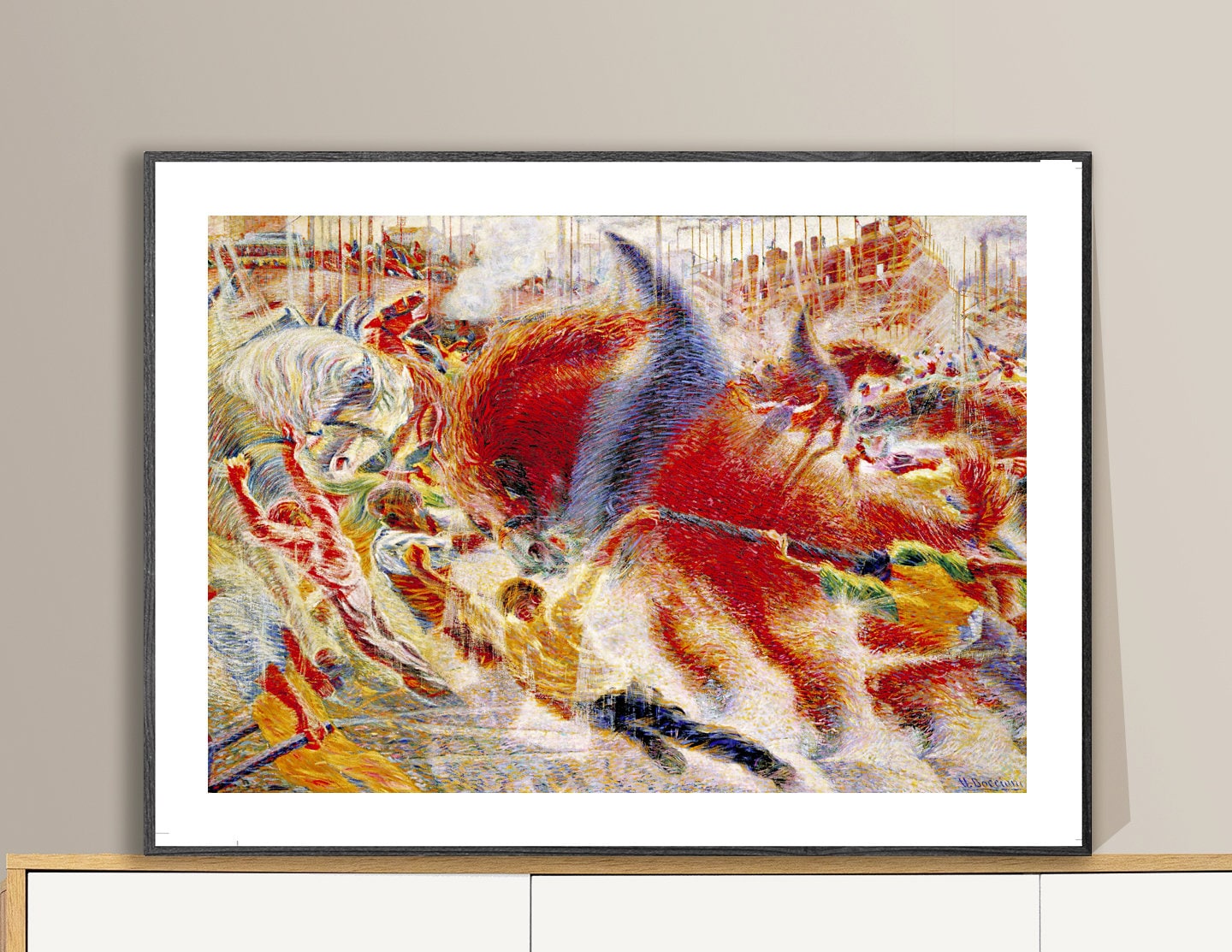 Umberto Boccioni The City Rises