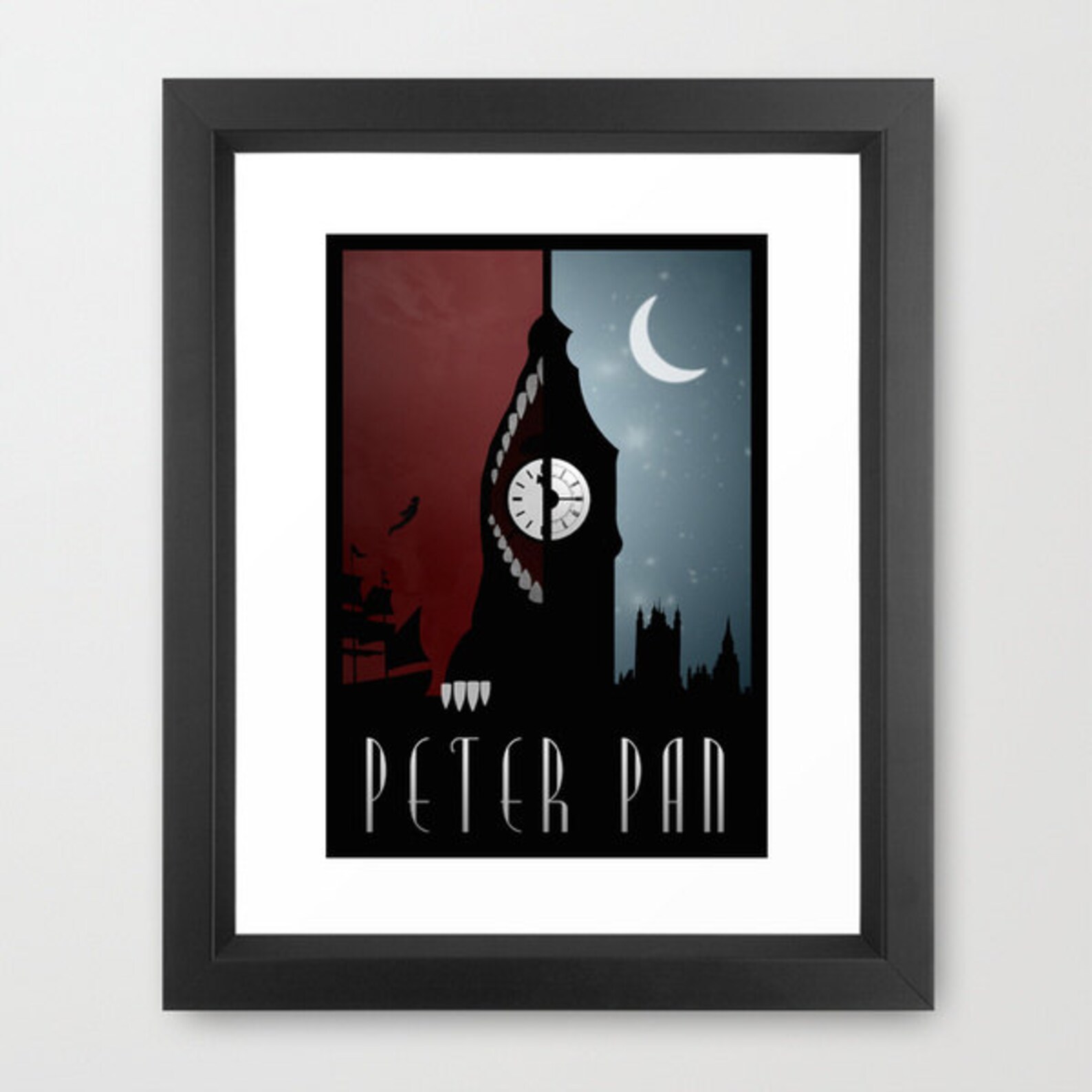 Disney's Peter Pan Minimalist Poster - Etsy