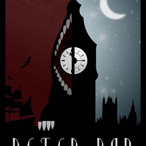 Disney's Peter Pan Minimalist Poster - Etsy