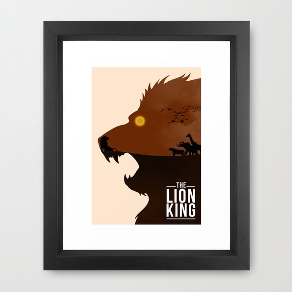 Disney's The Lion King Minimalist Poster | Etsy