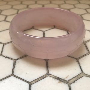 Pink Asian Love Jade Bangle - Etsy