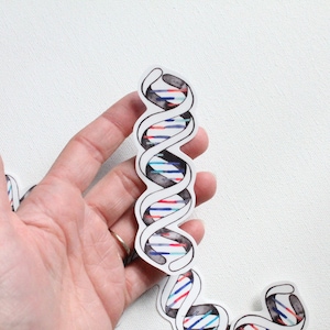 DNA Sticker, Stickers, Sticker Laptop, Stickers Planner, Vinyl Sticker ...