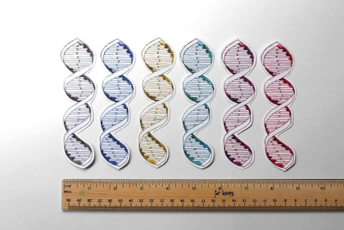 DNA DNA Sticker Science Science Sticker Laptop Sticker | Etsy