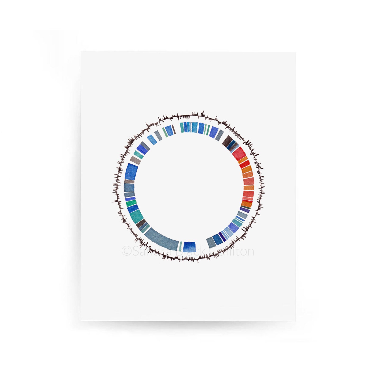 Plasmid 24, Genome, DNA, Science, Watercolor Print, Art Print, Science ...
