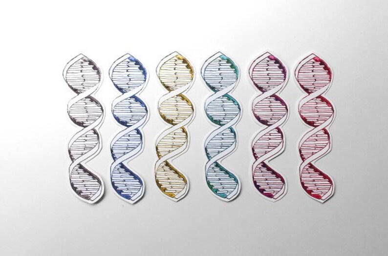DNA DNA Sticker Science Science Sticker Laptop Sticker - Etsy