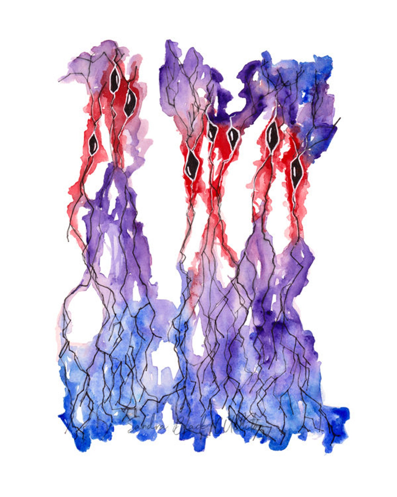 Neuron 8, Neurons, Neuron Print, Neuron Art, Medical Art, Medical Print ...
