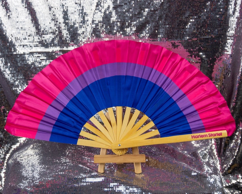 Bamboo Clack Fan Bisexual Flag - Etsy