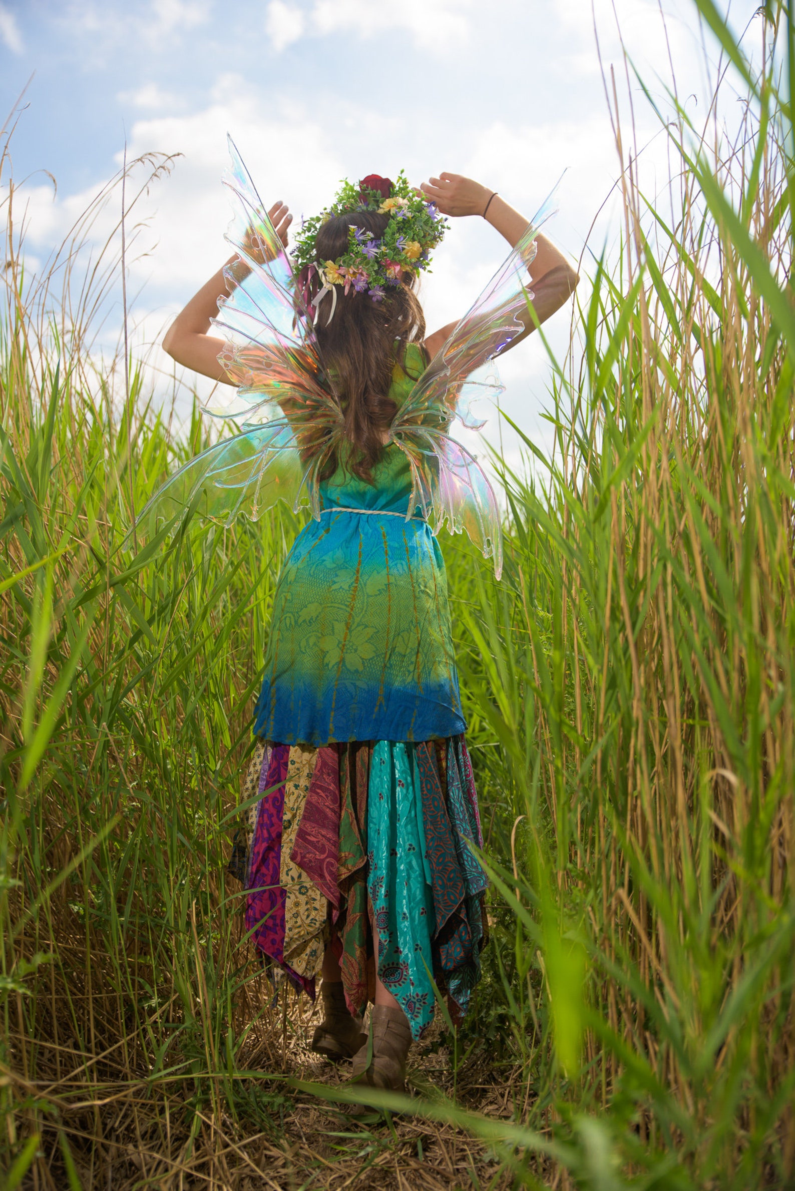 SYLPH WINGS Iridescent Fairy Wings | Etsy