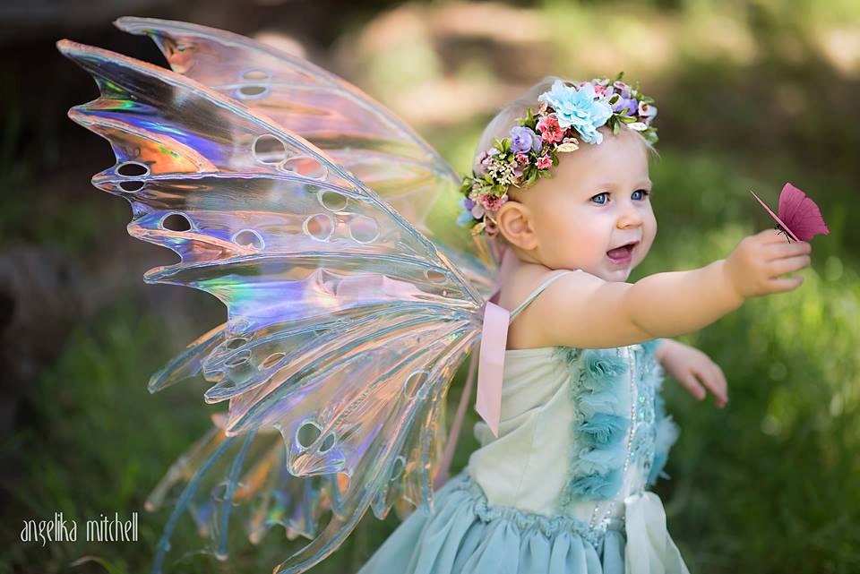 SYLPH WINGS Iridescent Fairy Wings | Etsy