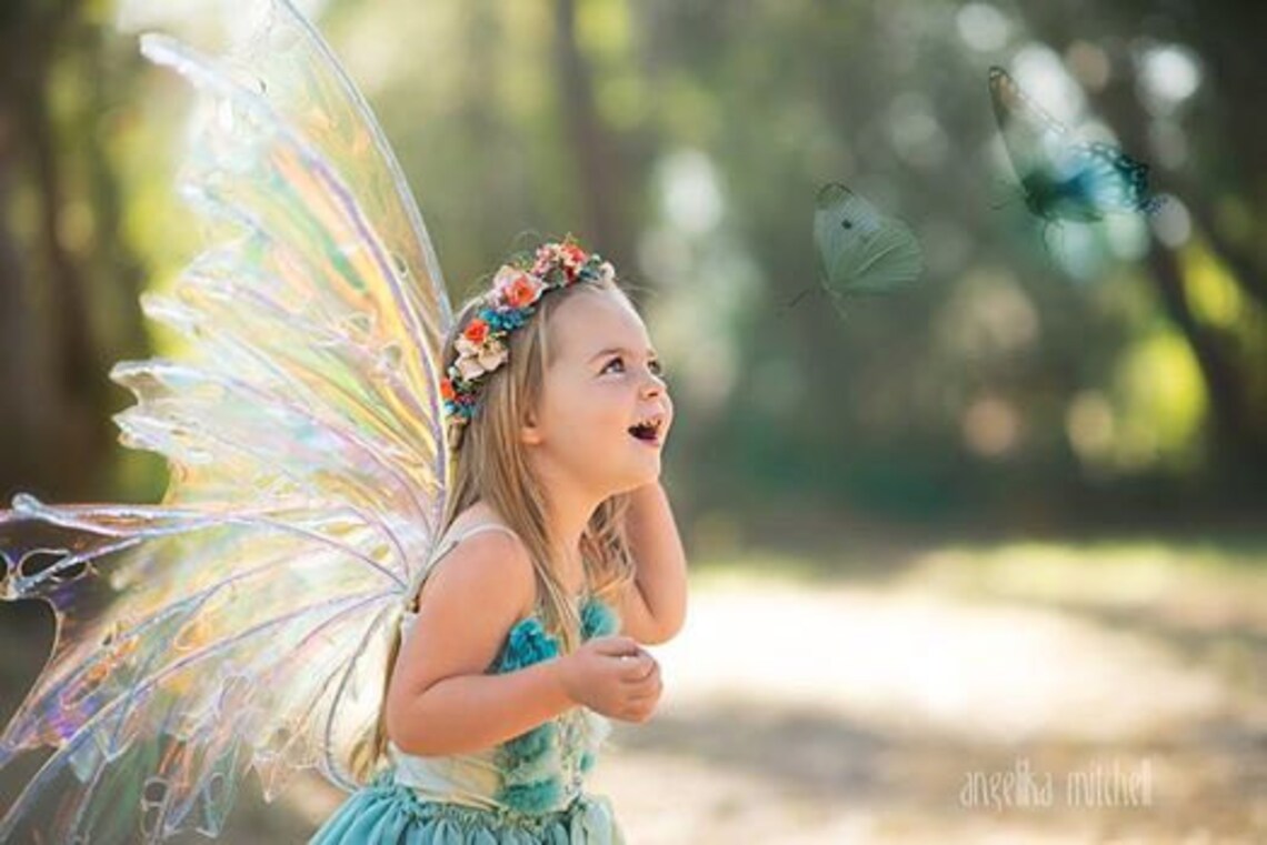 SYLPH WINGS Iridescent Fairy Wings | Etsy