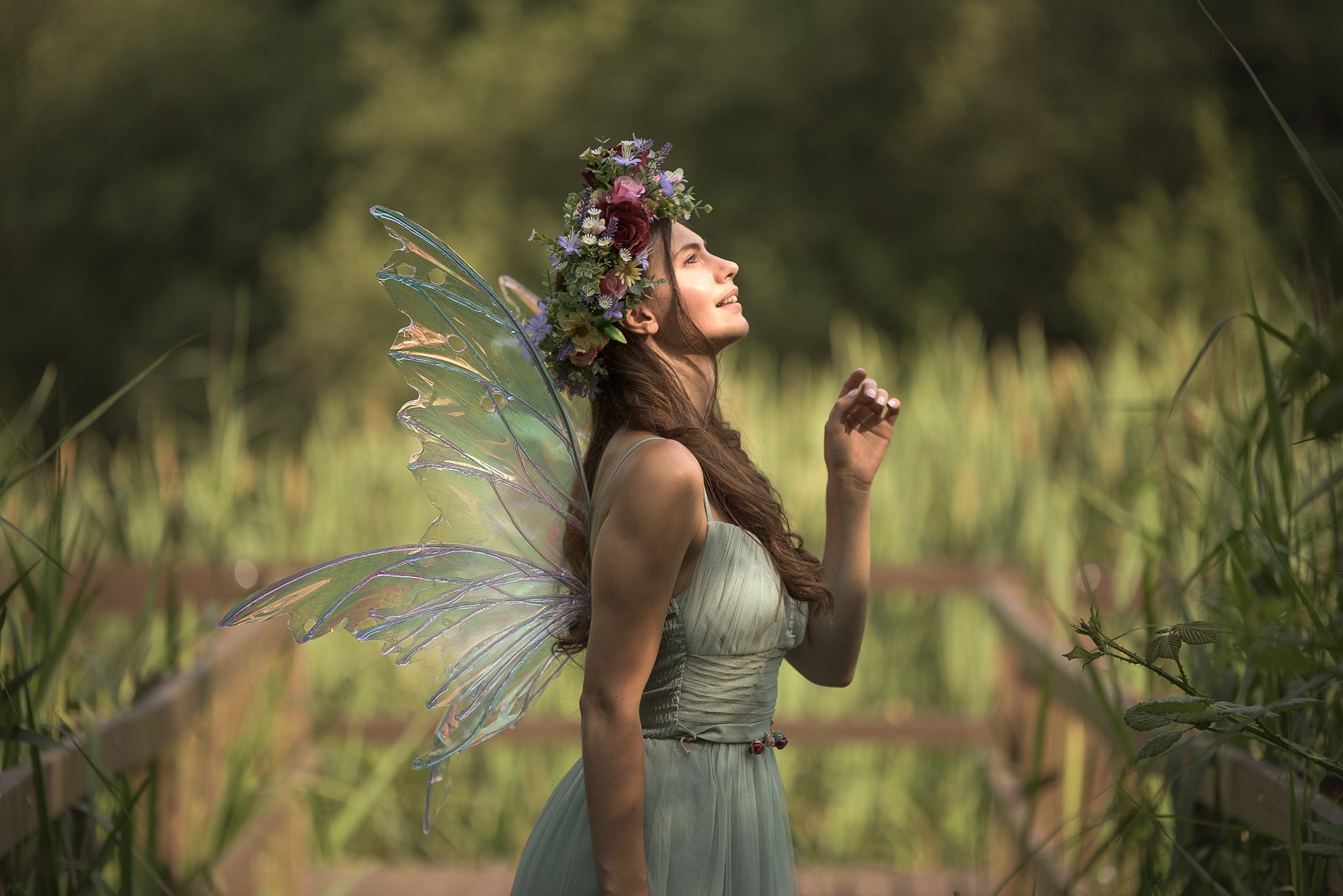 SYLPH WINGS Iridescent Fairy Wings | Etsy