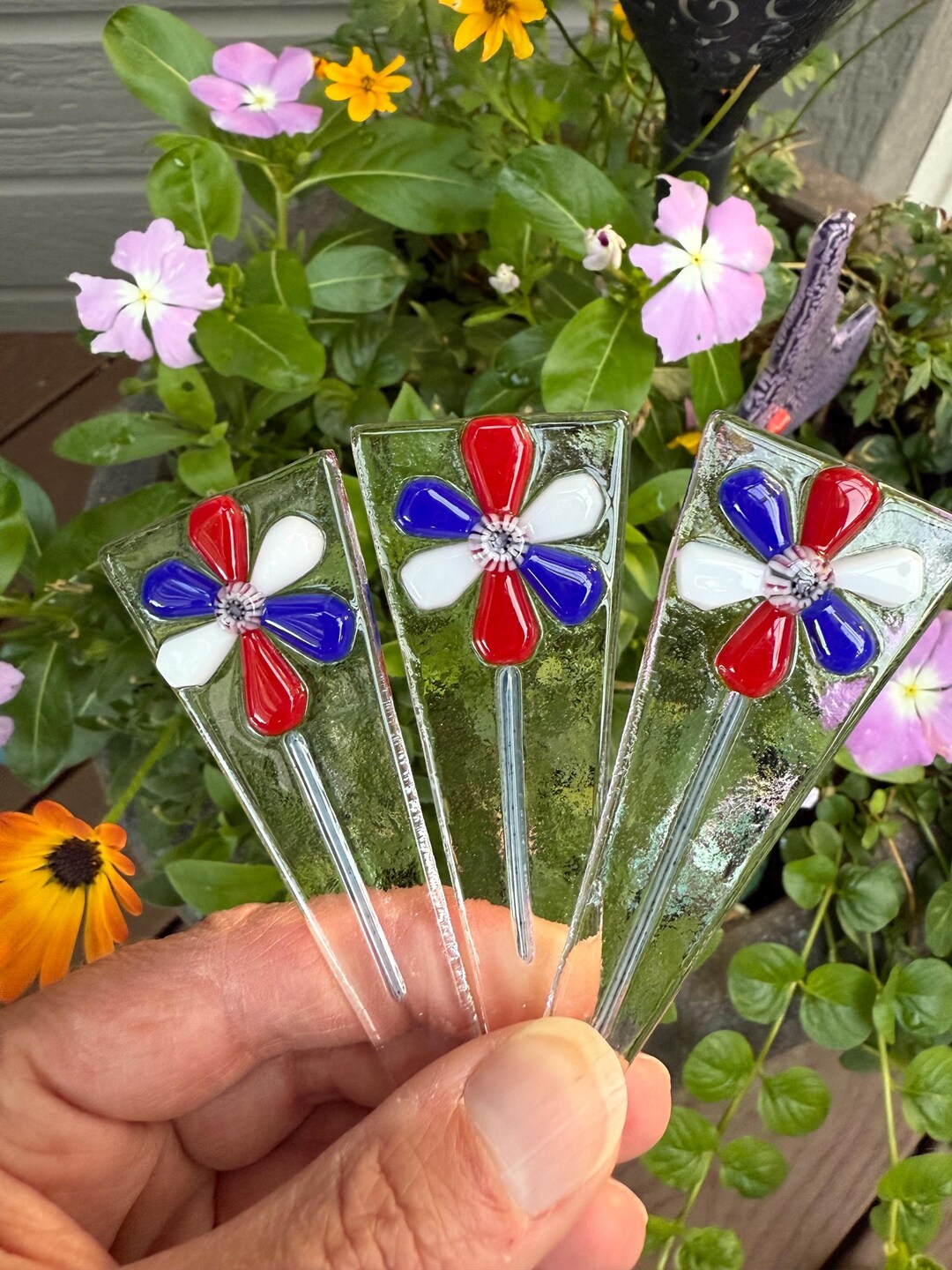 Plant Mini (red/white/blue Pinwheel) - Etsy