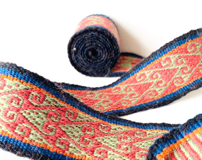 Peruvian Handwoven Alpaca Textile Trim - MW10 - Etsy