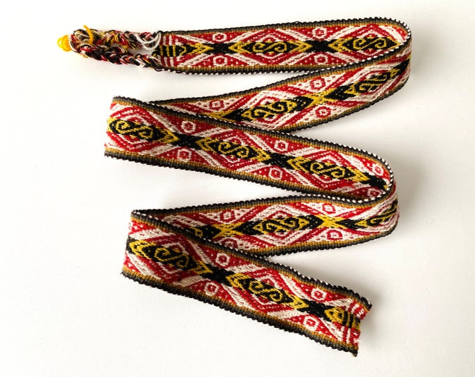 Peruvian Handwoven Chumpi Textile Trim - MM81 - Etsy