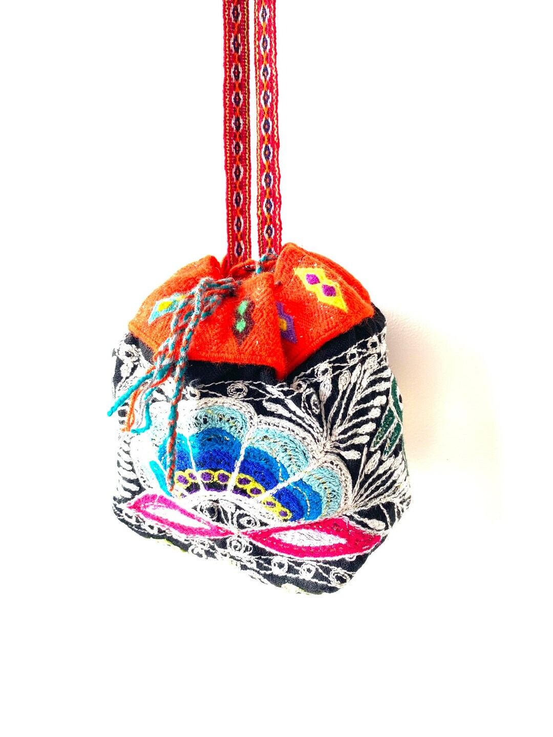 Peruvian Drawstring Bag Made From Handmade Textile - LU3 - Etsy