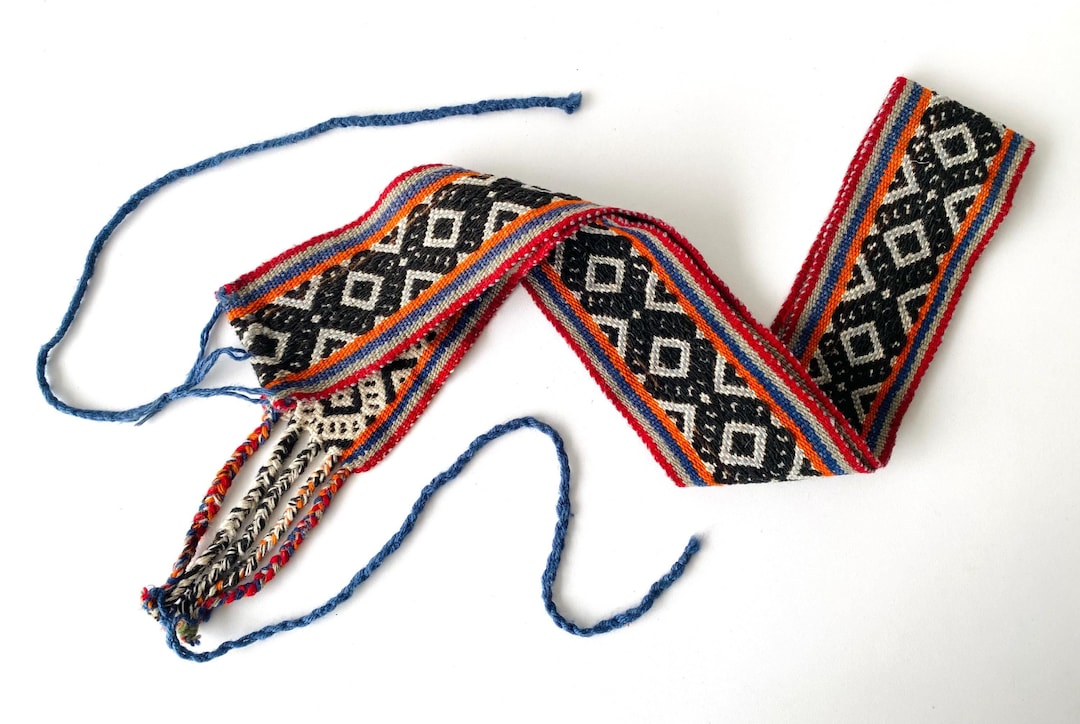 Andean Peruvian Vintage Handwoven Chumpi Textile Belt - AM51 - Etsy