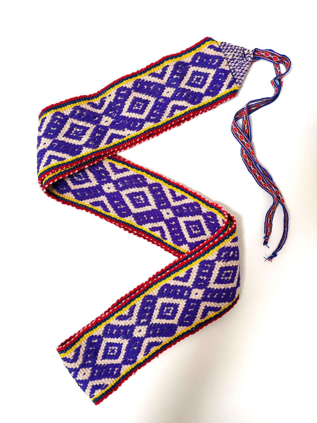 Andean Peruvian Handwoven Chumpi Textile Belt - - Etsy