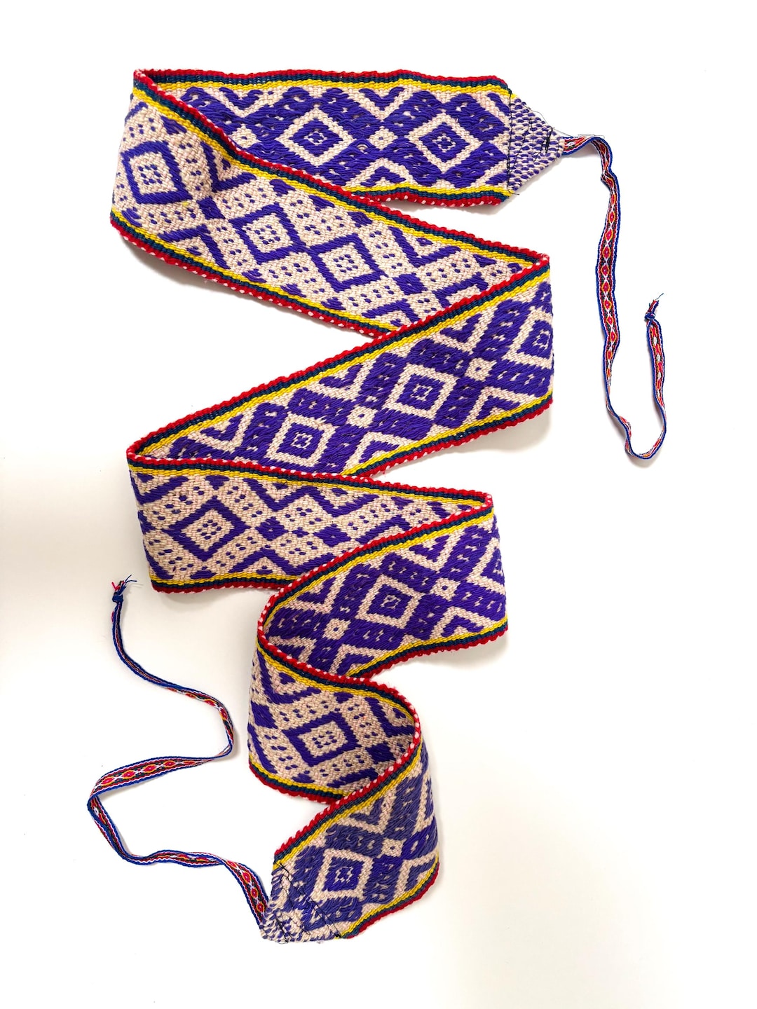 Andean Peruvian Handwoven Chumpi Textile Belt - - Etsy