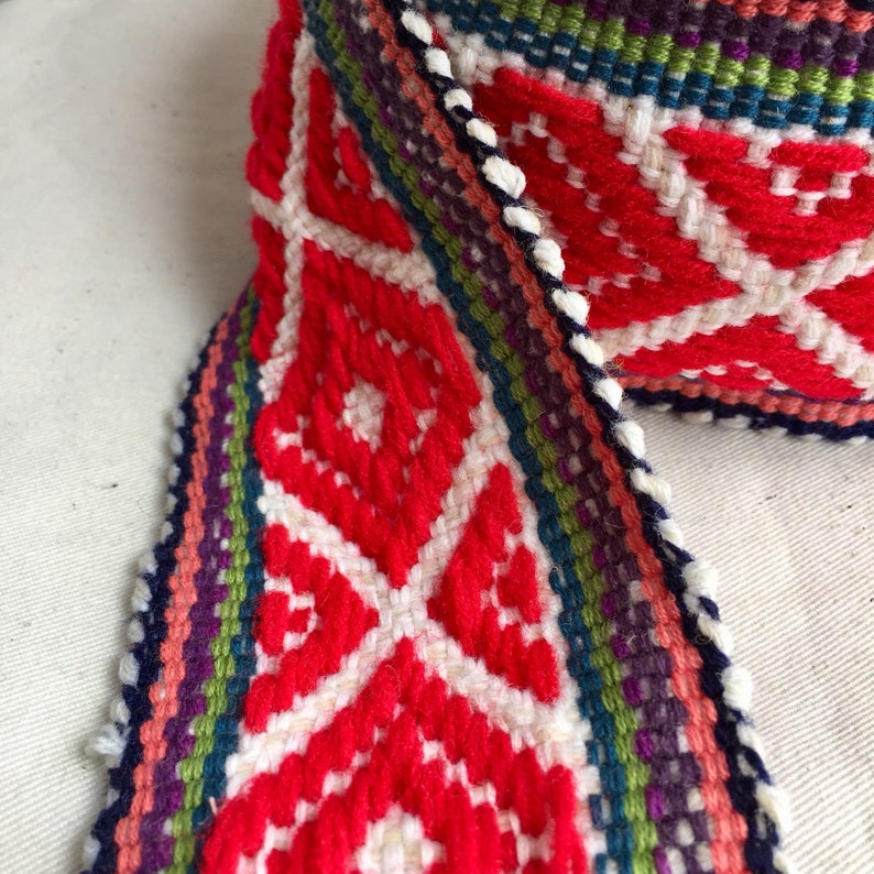 Cinta peruana etnica andina telar hecho a mano Cuzco Peru | Etsy