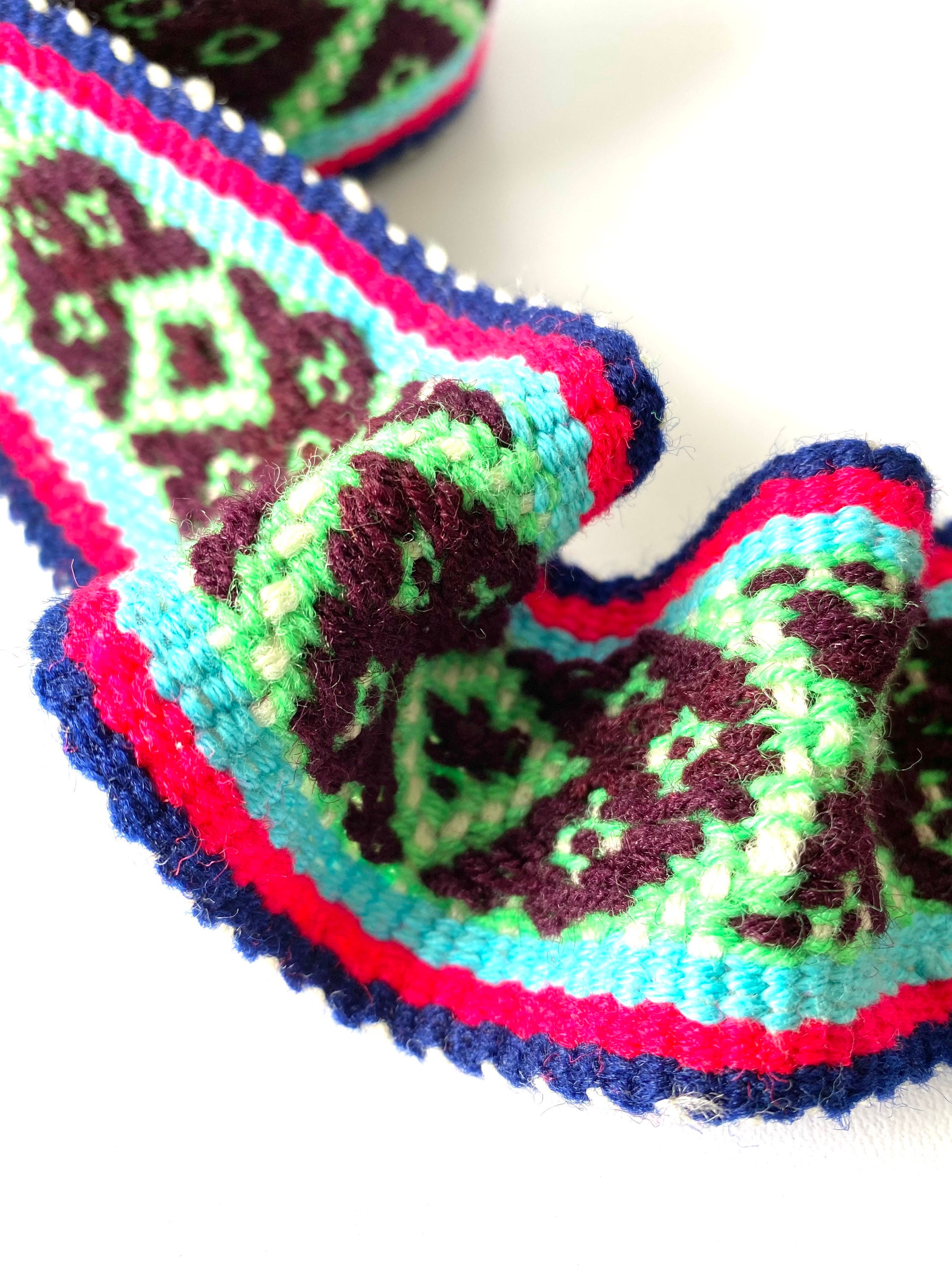 Cinta peruana etnica andina telar hecho a mano Cuzco Peru | Etsy México