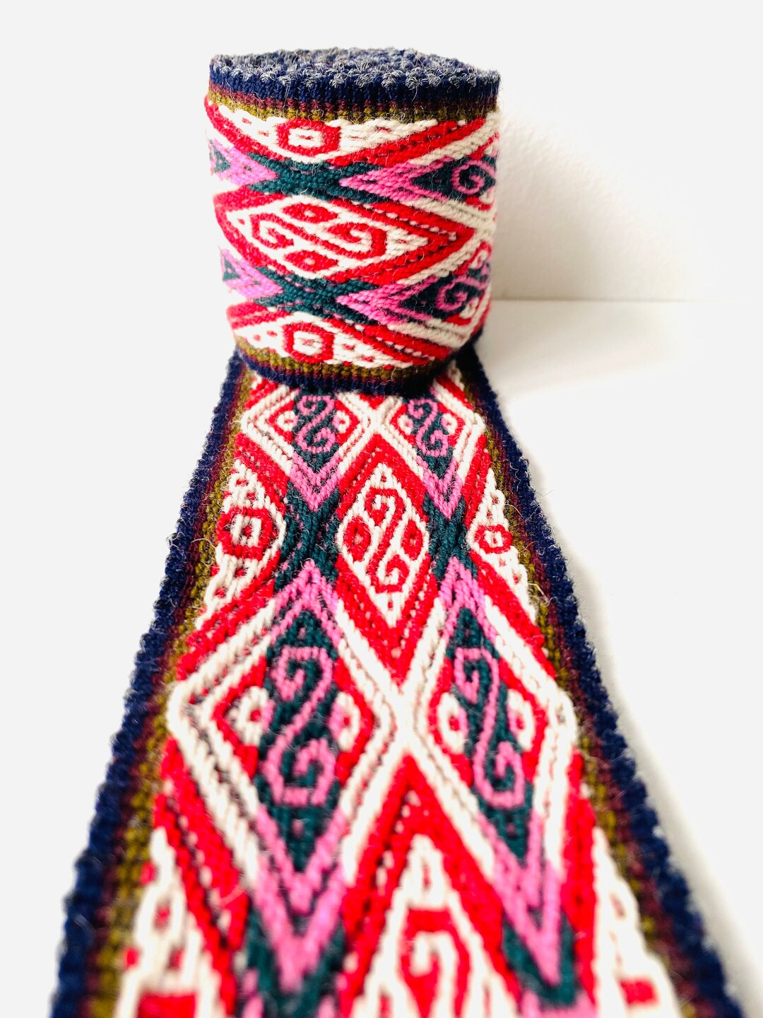Andean Peruvian Handwoven Shaman Ceremonial Chumpi Belt - Cinchi - CS9 ...