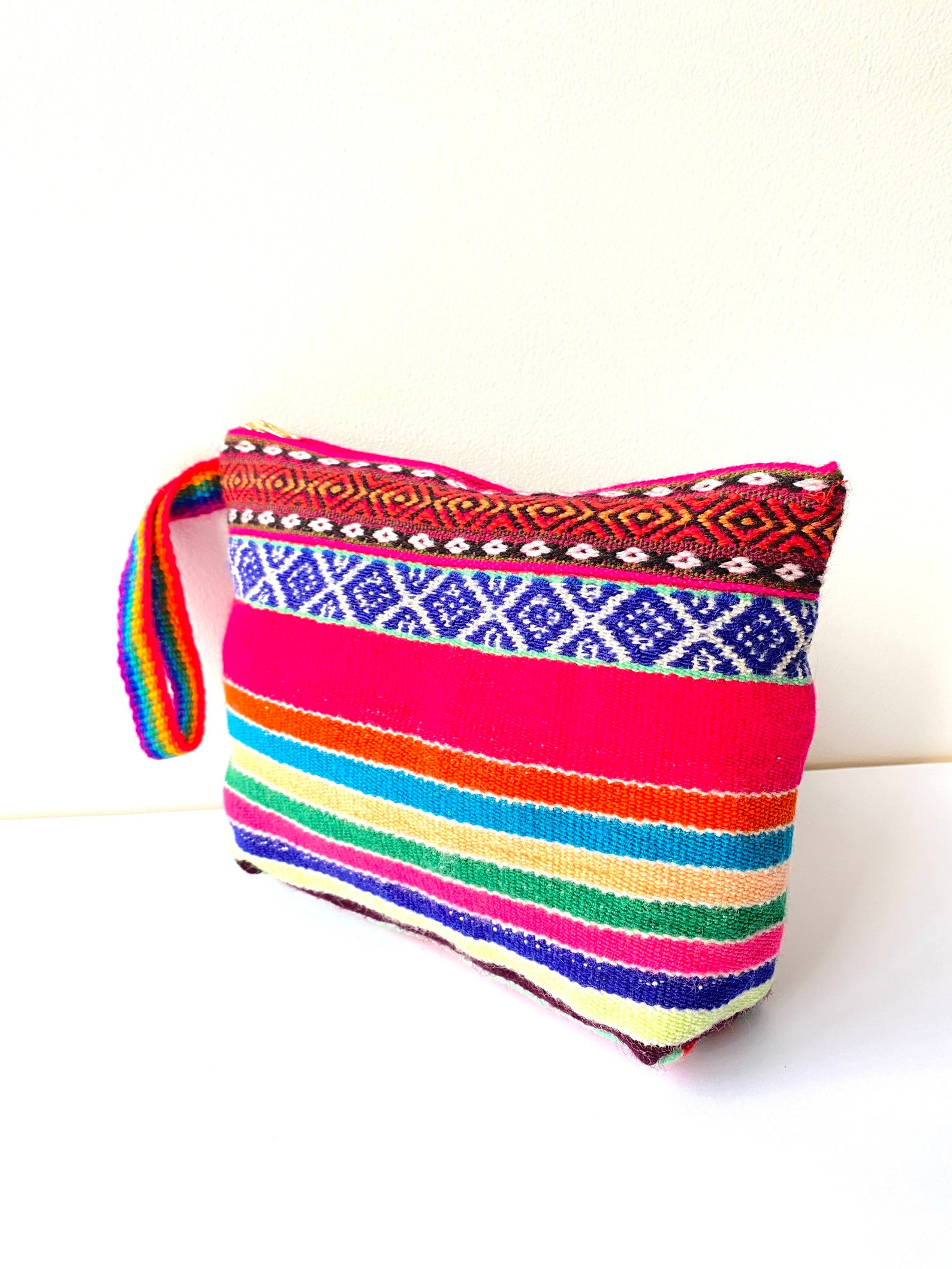 Peruvian Pouch Made From Handwoven Vintage Textile - PT60 - Etsy