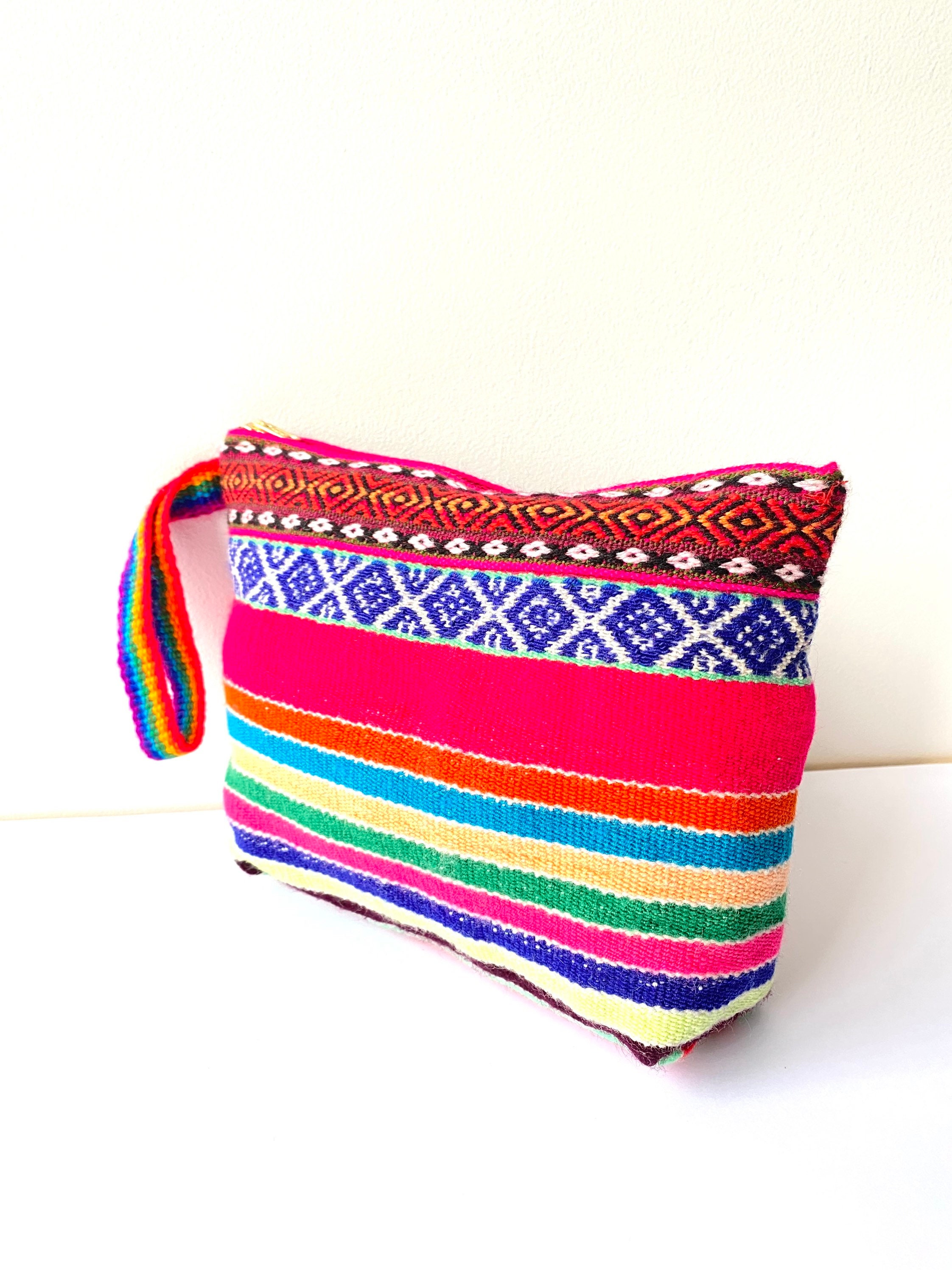 Peruvian Pouch Made From Handwoven Vintage Textile - PT60 - Etsy