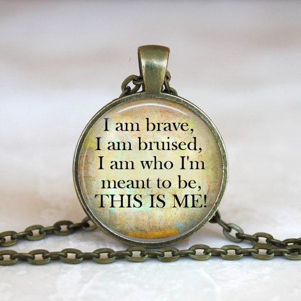 Quote Pendant - Etsy